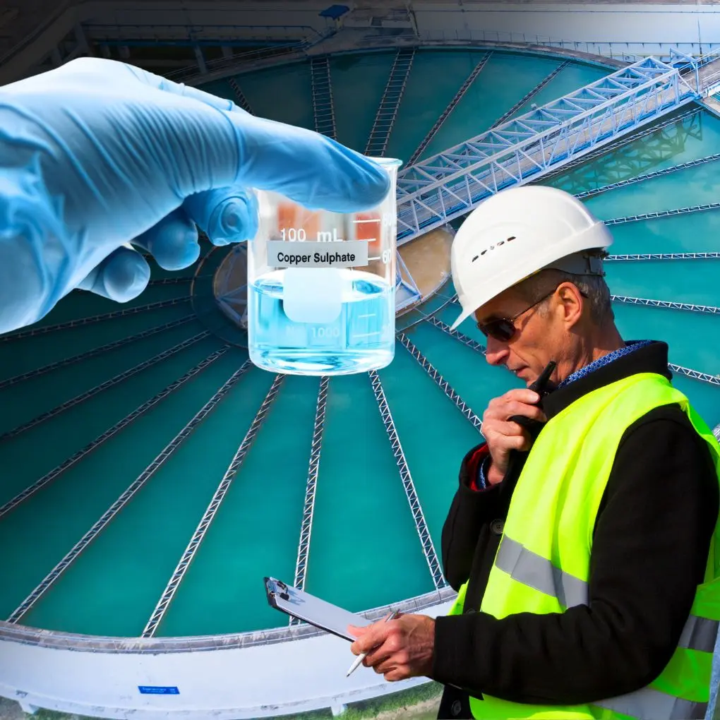 Sulfato de cobre en el tratamiento de aguas industriales – Codam S.A.